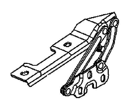 zawias maski - Oryginalne Części OPEL - SKLEP Dixi-Car