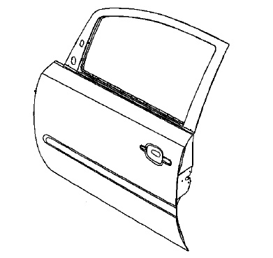 Drzwi przednie - Oryginalne Części OPEL - SKLEP Dixi-Car