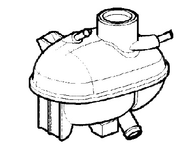 Zbiornik wyrównawczy płynu chłodzącego CORSA C/TIGRA B - 9128766 ...
