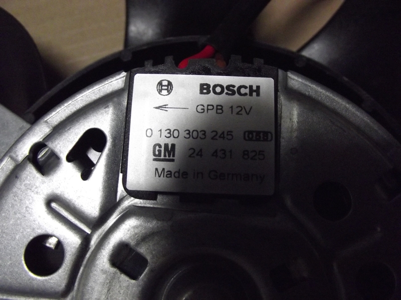 Wentylator chłodnicy wody Astra G, Zafira A - 24431825 - SKLEP Dixi-Car