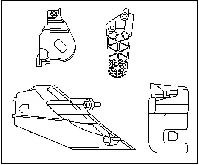 Zestaw naprawczy mocowań reflektora Corsa E (prawy) - 13453623 - SKLEP ...