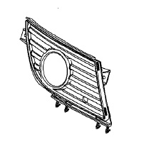 Zaślepka, kratka halogenu prawego CORSA E (dla chromu) - 13419802 ...