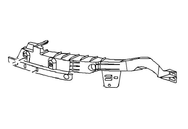 Ślizg, wspornik lewy zderzaka przedniego Astra J - 13264479 - SKLEP ...