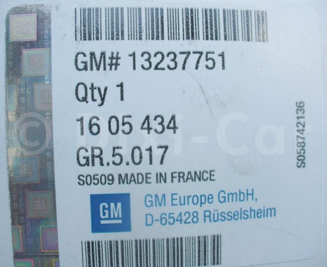 Klocki hamulcowe przód INSIGNIA - 13237751 - SKLEP Dixi-Car