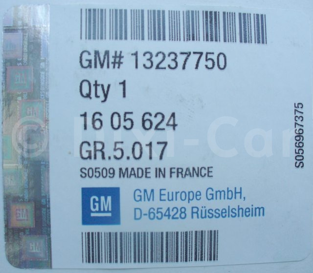 Klocki hamulcowe przód INSIGNIA 16" - 13237750 - SKLEP Dixi-Car