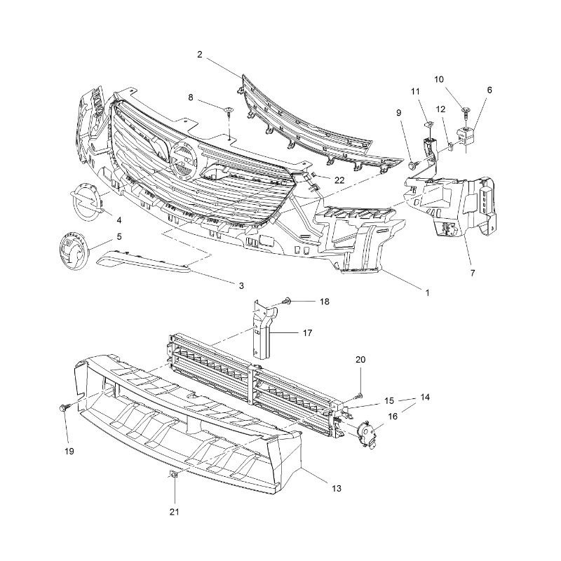 Wspornik uchwytu do Crossland X - 39123509 - SKLEP Dixi-Car