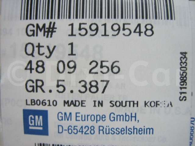 Uszczelka wału napędowego osi tylnej ANTARA - 15919548 - SKLEP Dixi-Car