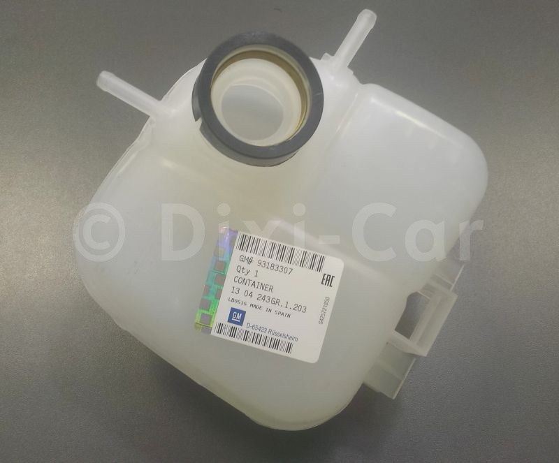 Zbiornik wyrównawczy płynu chłodzącego ZAFIRA A - 93183307 - SKLEP Dixi-Car