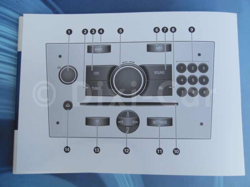 instrukcja radioodtwarzacza CDC 40 OPERA - IO CDC40 - SKLEP Dixi-Car