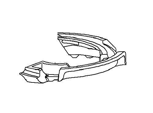 Izolacja dolna amortyzatora przód INSIGNIA - 13219067 - SKLEP Dixi-Car