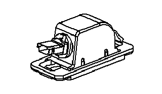 Lampka tablicy rejestracyjnej - Oryginalne Części OPEL - SKLEP Dixi-Car